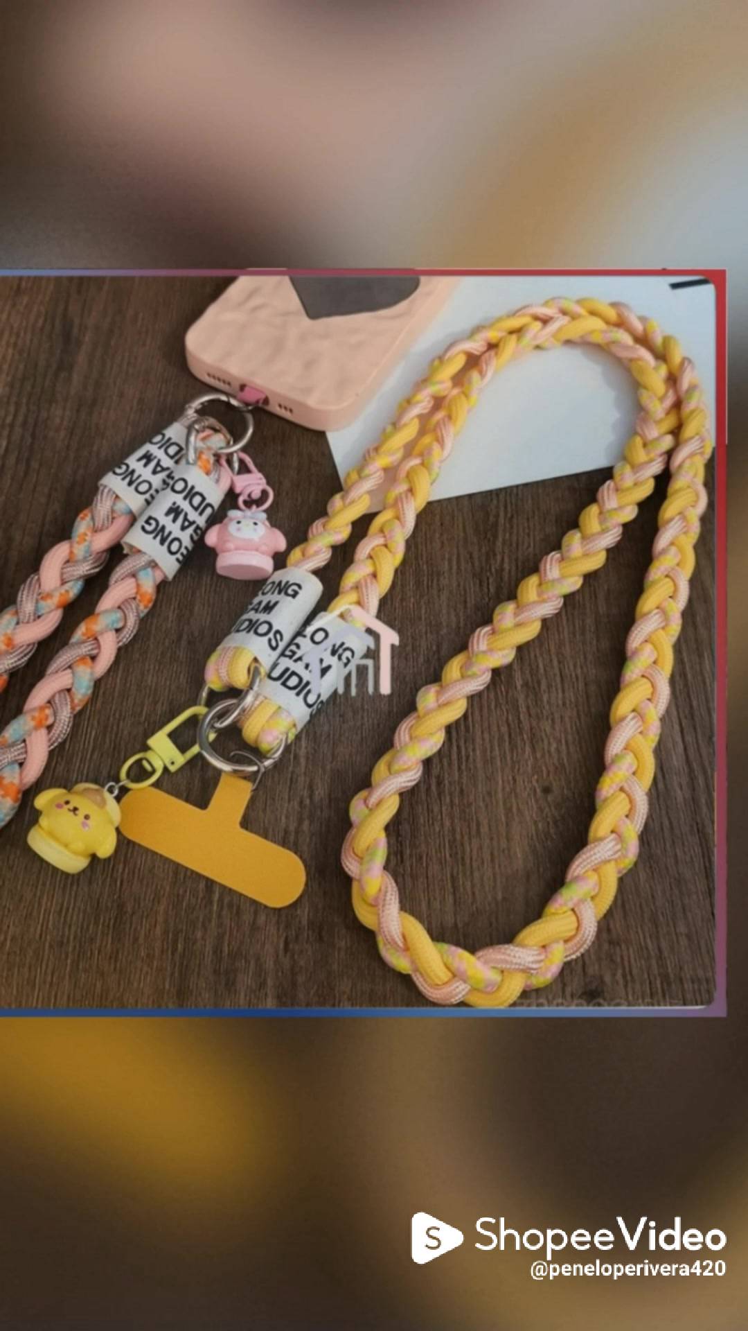 【COD】Tali Kalung Handphone Model Tali Tiga Helai Populer - Tali ...