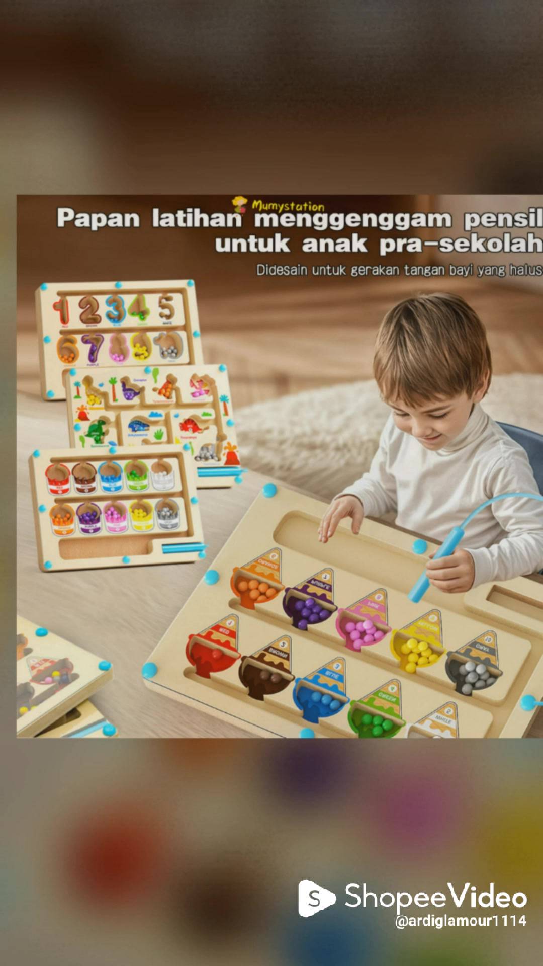 Mumystation Color Classification Maze Magnetic Mainan Edukasi Anak ...