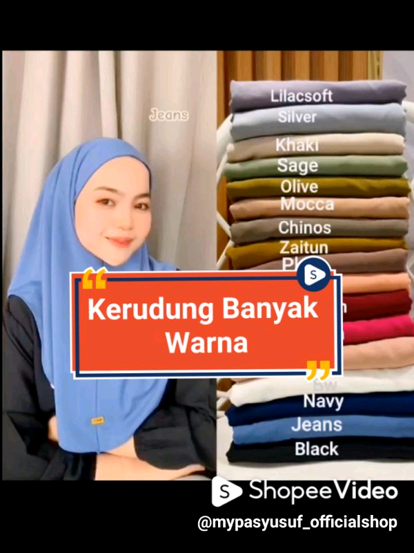 Hijab Banyak Warna Shopee Video Indonesia