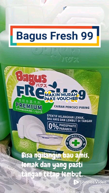 Bagus Fresh 99 Premium Anti Bakteri#RacunShopee | Shopee Video Indonesia