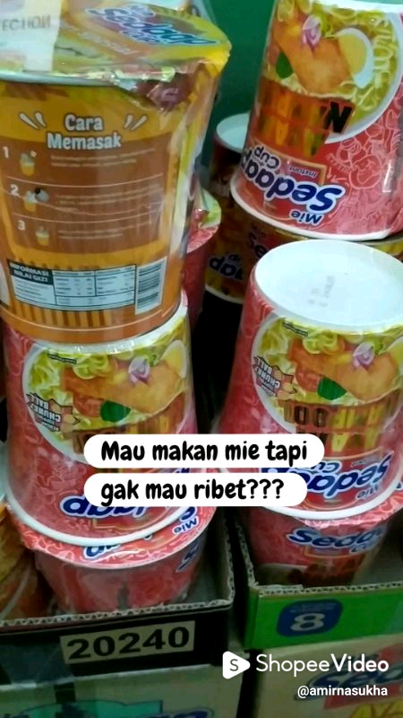 Mie sedaap cup | Shopee Video Indonesia