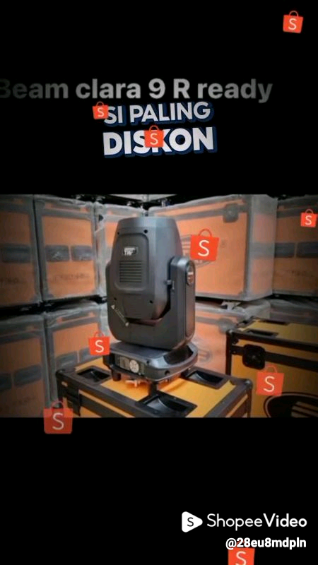 moving lampu beam RDW trf 9R 2 in 1#RacunShopee | Shopee Video Indonesia