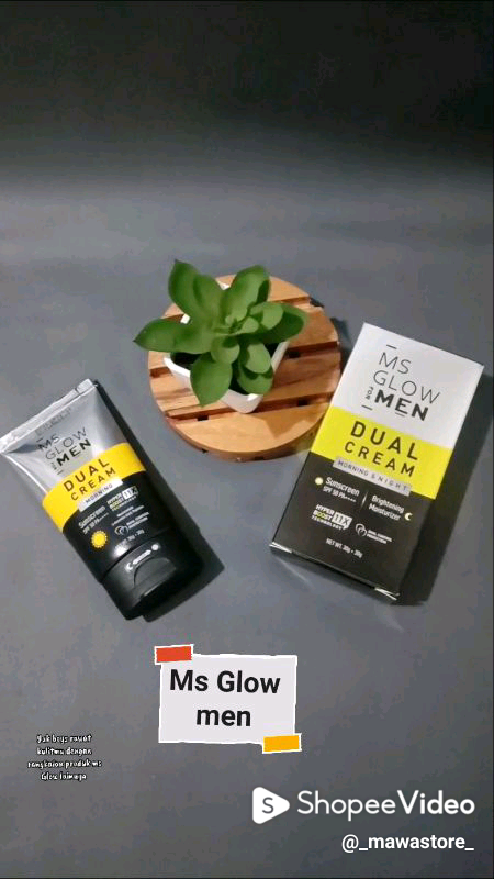 Ms Glow men dual cream | Shopee Video Indonesia